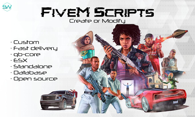 Create or modify custom scripts for yout fivem server by Saaweel | Fiverr Create or modify custom scripts for yout fivem server by Saaweel | Fiverr