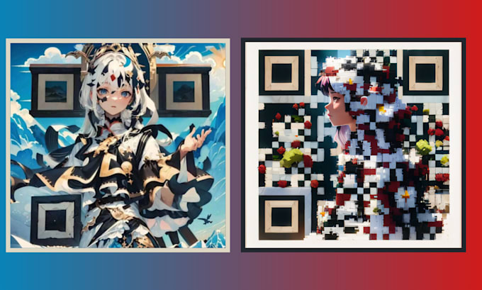 Make qr code art with stable diffusion by Afnandanish | Fiverr
