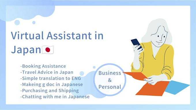Be your japanese virtual assistant for travel or business by Yuki_emoto ...