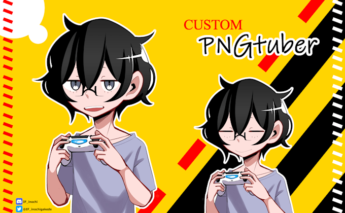 Create a cute and cool custom pngtuber for you by If_inochi | Fiverr