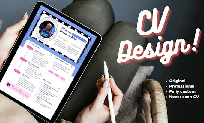 Make a professional and custom cv design or resume design by Amoskillian | Fiverr