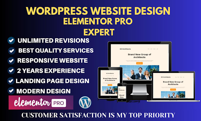 Create a wordpress website using elementor pro by Sami2315 | Fiverr