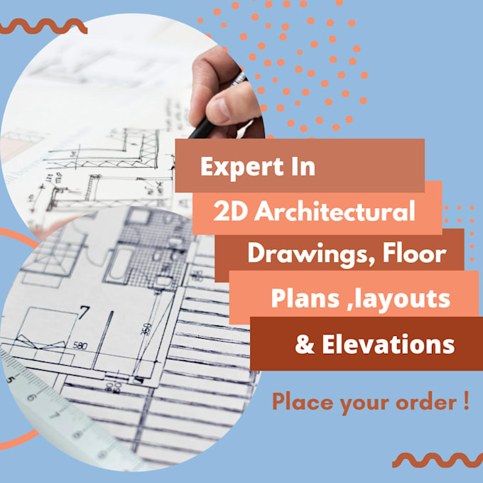 Design 2d floor plan layouts elevations and custom drawings by Saddiqa ...