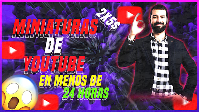 Crearé una miniatura de youtube con una calidad increíble by Alxcrid ...