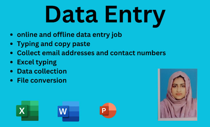Do data entry, copy paste, typing, data collection by Sila10 | Fiverr
