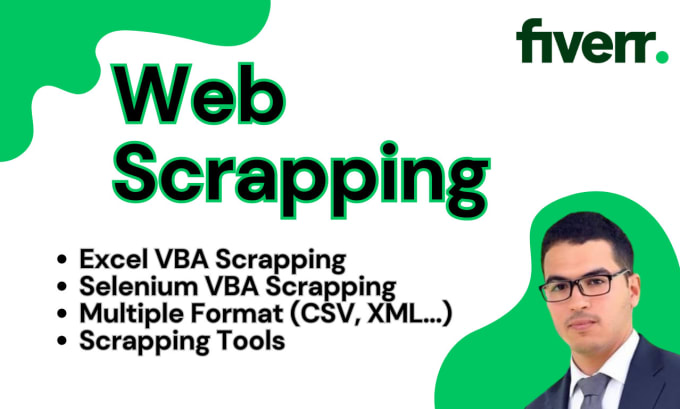 Do Any Web Scraping Using Excel Vba By Asmogen Fiverr