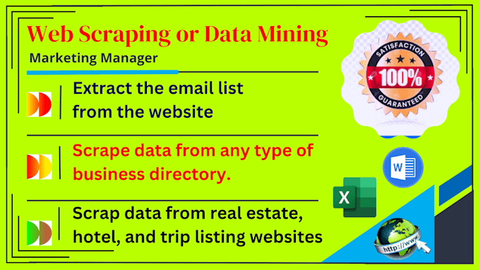 Do web scraping, web research, and data mining by Rafi_mk | Fiverr