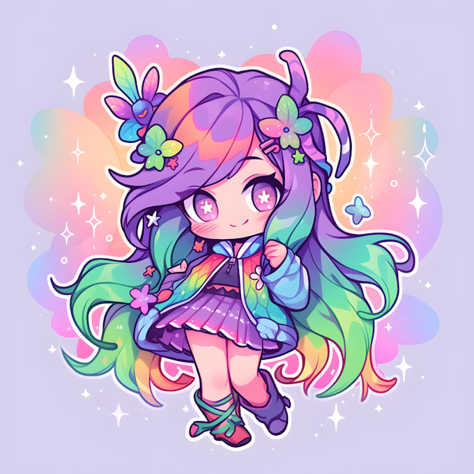 Bring your chibi characters to life with stunning designs by Lmtxamy ...