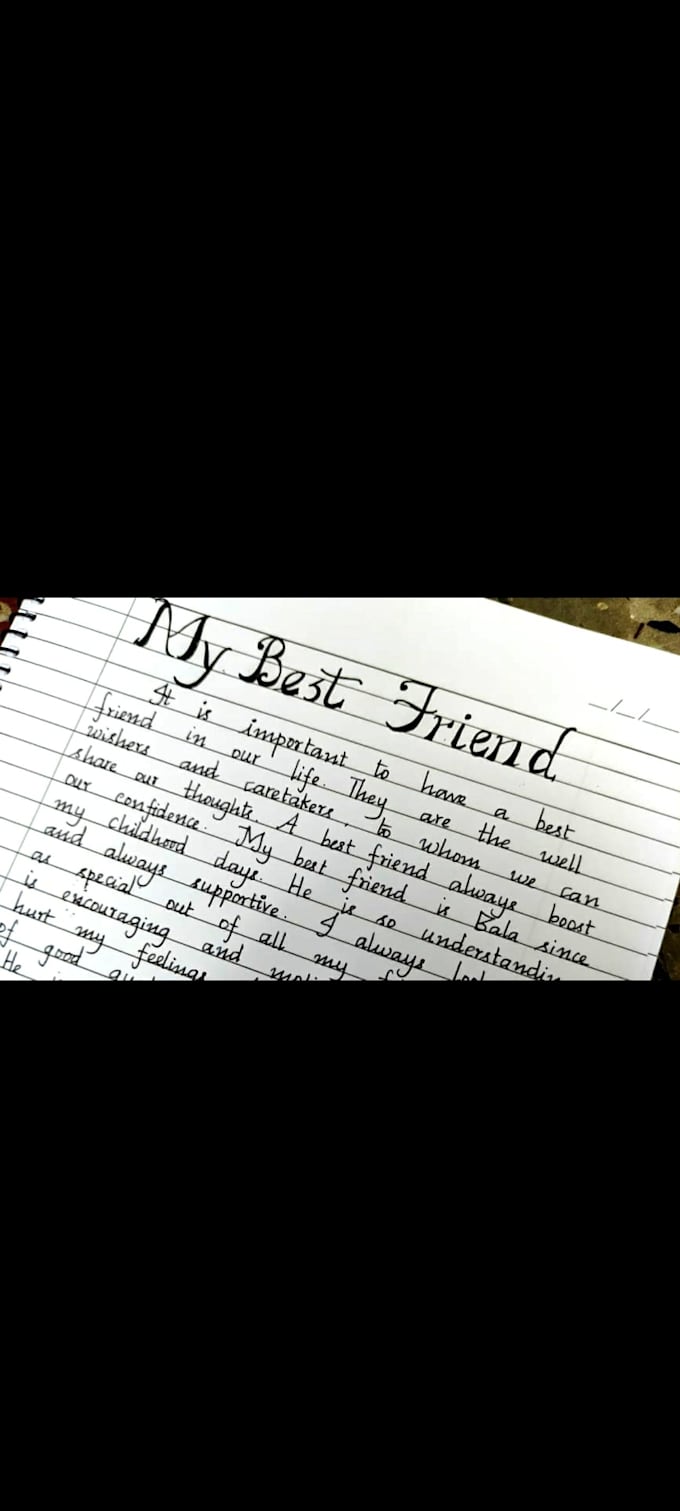 Do handwriting any text, notes and assignment by Missurdu257 | Fiverr