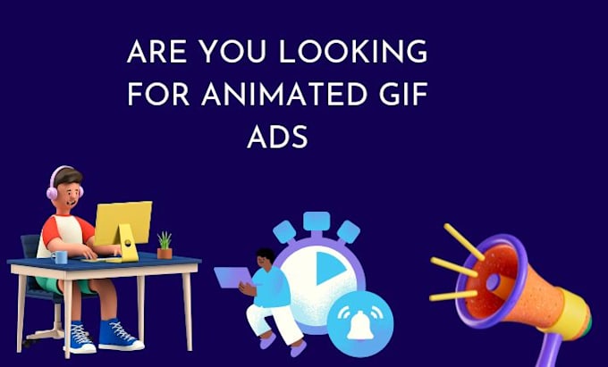 Create animated gif banner ads by Muhammadm31372 | Fiverr