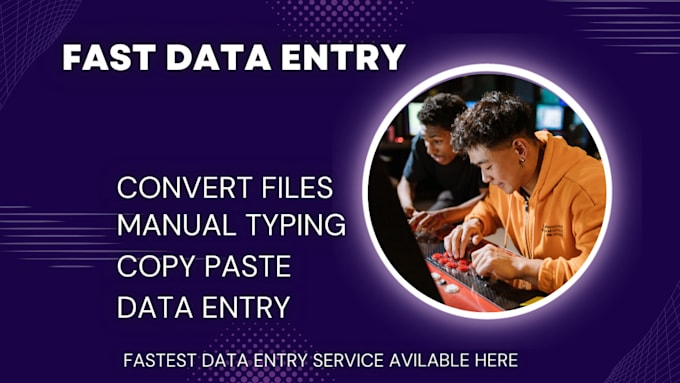 Efficient data entry specialist for hire by Altaft1245 | Fiverr Efficient data entry specialist for hire by Altaft1245 | Fiverr