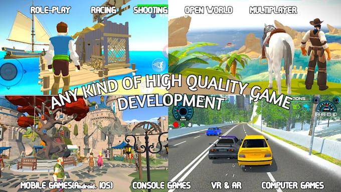 Create high quality 3d games using unity by Nimeshjay | Fiverr