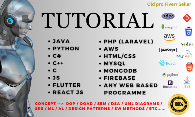 Teach Python Java Cpp C Sharp C R Javascript And Any Web Programming By Irukqun Fiverr