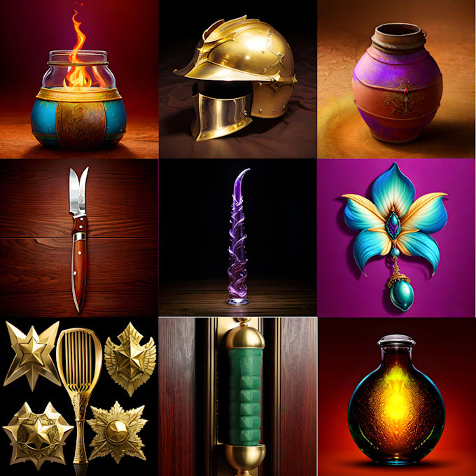 Create items, 2d assets, creatures, items and landscapes, even nsfw by ...