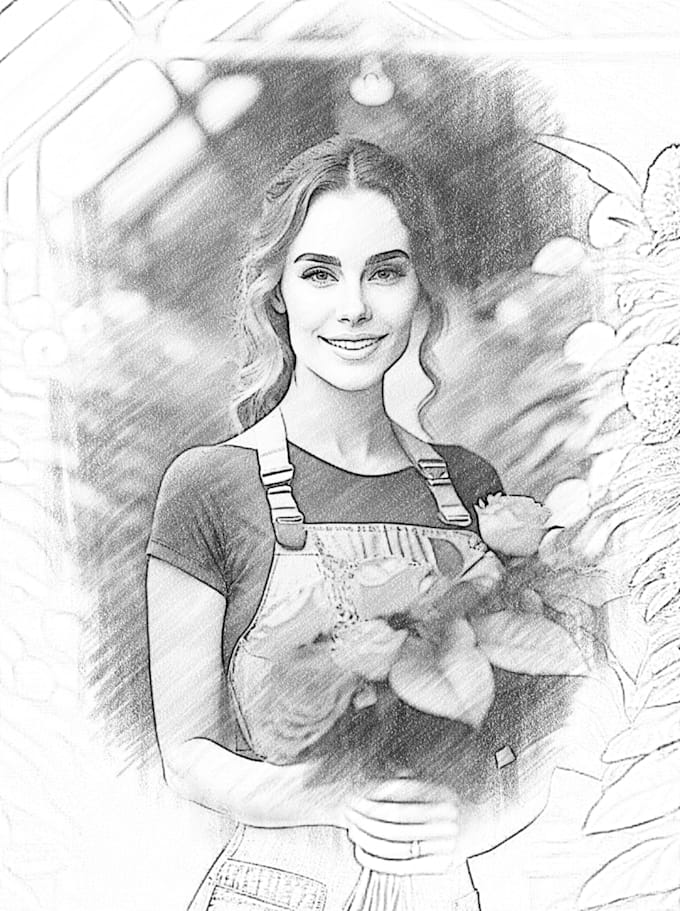 Draw realistic pencil sketch portrait from your photo by Ramsha_sketch ...