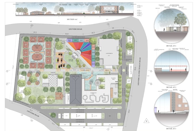Render your architectural plans, elevation and section by ...