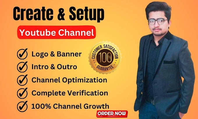 Create and setup youtube channel by Ranawaleed037 | Fiverr