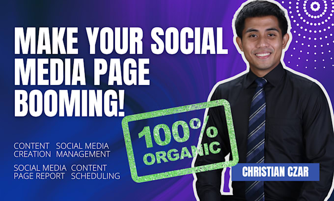 Be your creative social media content creator for your brand by Czar_0 | Fiverr