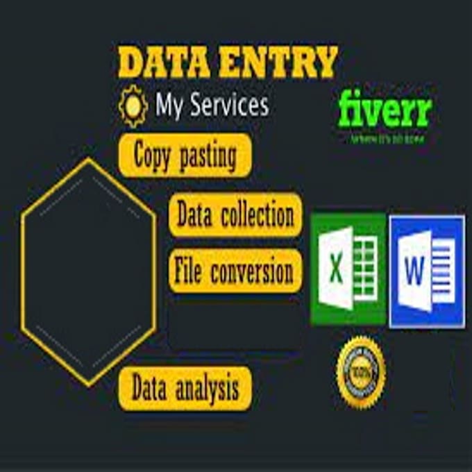 Do data entry copy paste conversion retyping at low prices by Tom_curtis | Fiverr