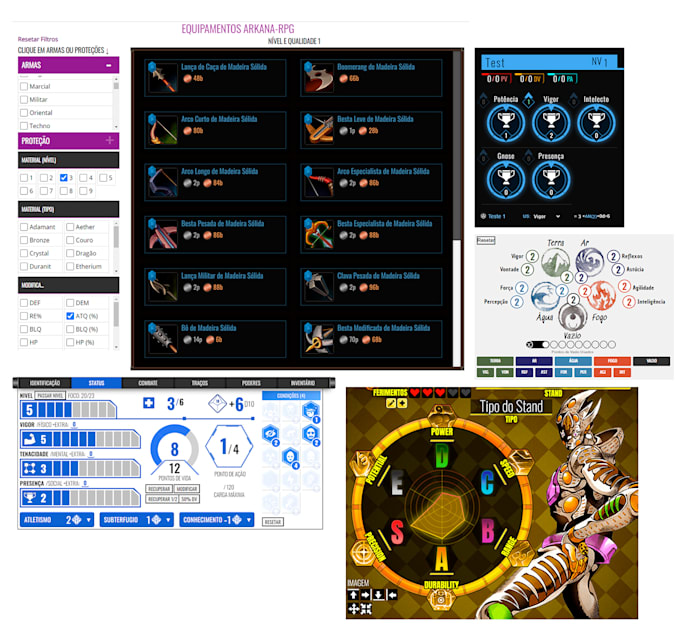 Create custom html and css codes for roll20 sheets
