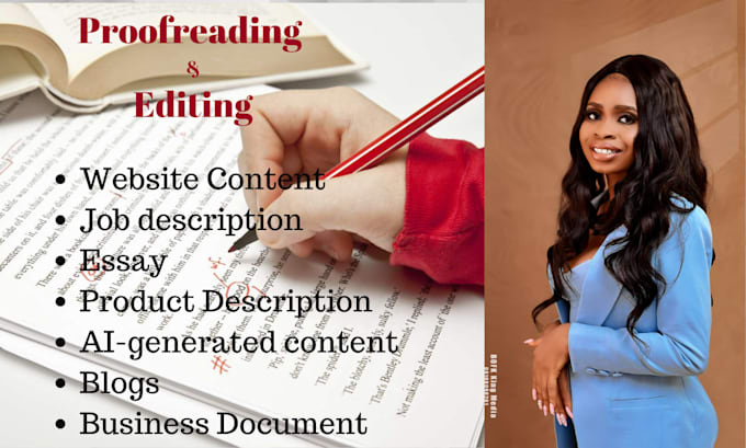 Proofread, edit your website and english documents by Oluwanifise2023 | Fiverr