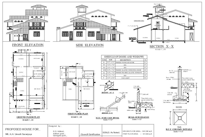 Autocad Elevations Layout