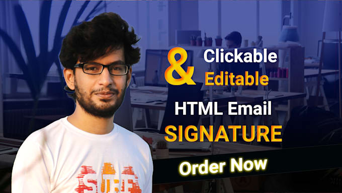 Design a clickable html email signature by Nisheeth_ranjan | Fiverr