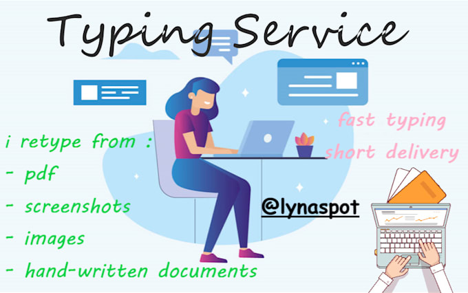 Fast typing , retype scanned documents by Lynaspot | Fiverr Fast typing , retype scanned documents by Lynaspot | Fiverr
