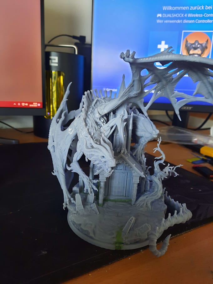 3d print very detailed models, figures and more by Derpleodepo | Fiverr