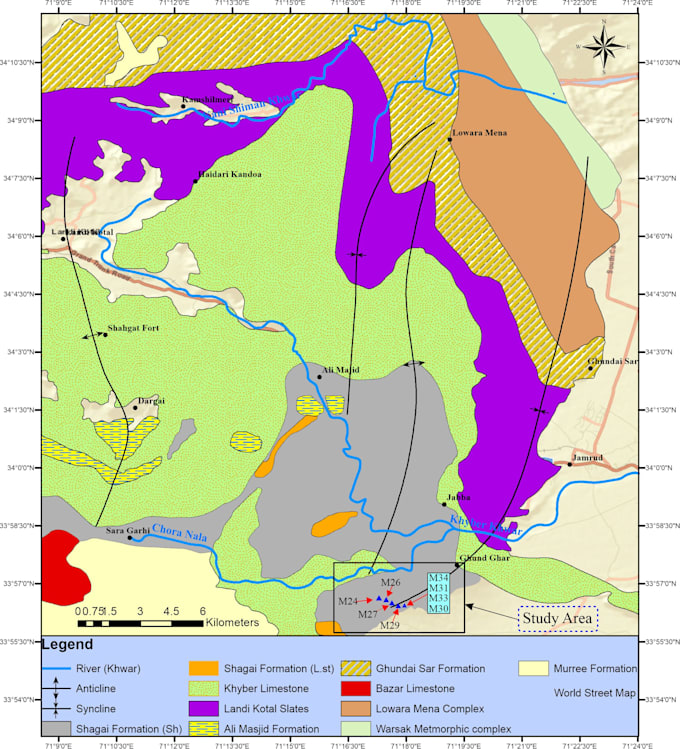 Do gis mapping remote sensing analysis cartography 3d modeling and geology work by Anwarhussain9 ...