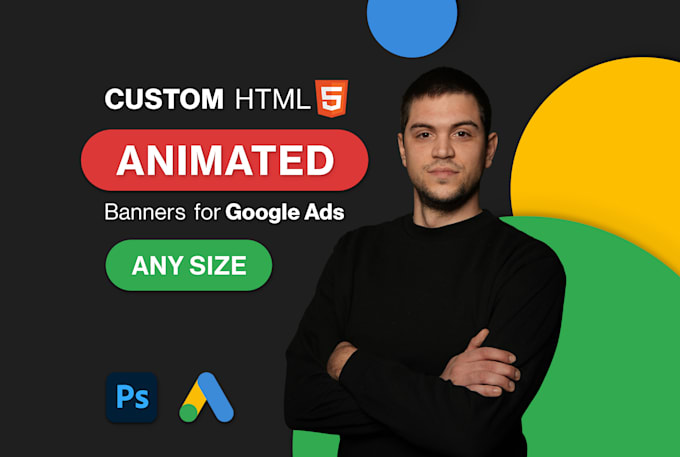 Design professional html5 animated banner for google ads by Astampalija | Fiverr