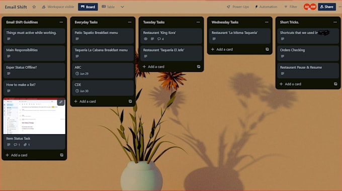 Setup trello boards for task management by Blackshah | Fiverr