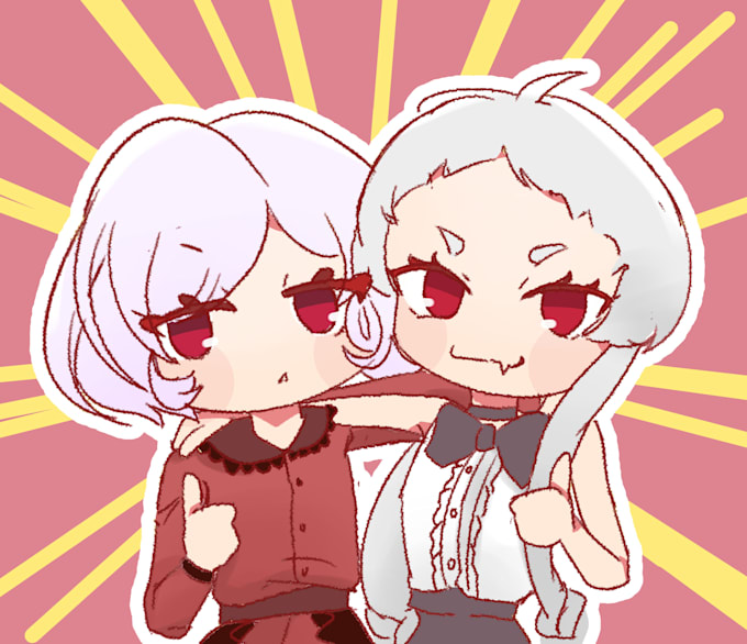 Draw simple, cute anime chibi by Axnons | Fiverr