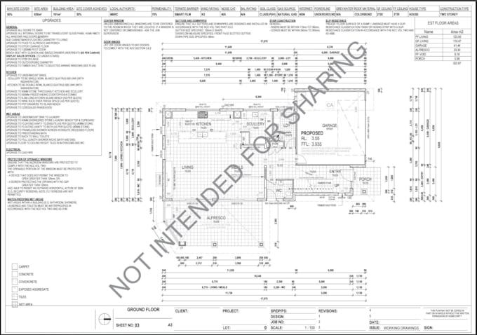 Draw working drawings in australian standard by Rdcanlass | Fiverr