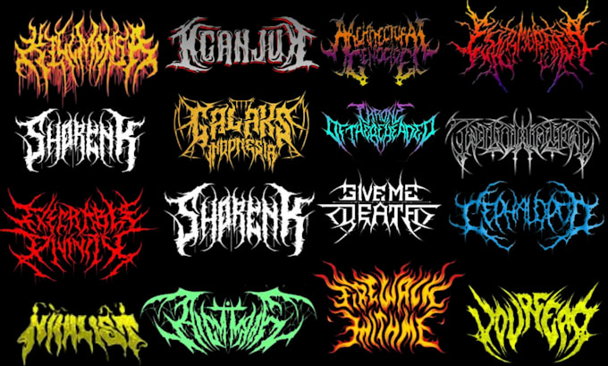 Design a professional death metal logo and emblem for your band name by ...