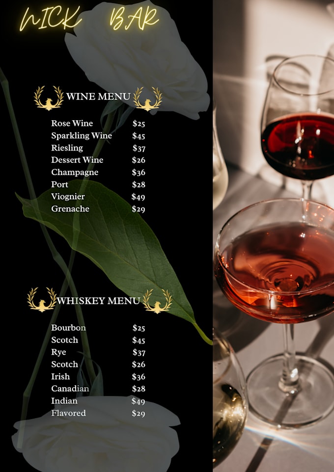 Design bar menu or food menu,restaurant menu, cafe men by Manish71112 ...