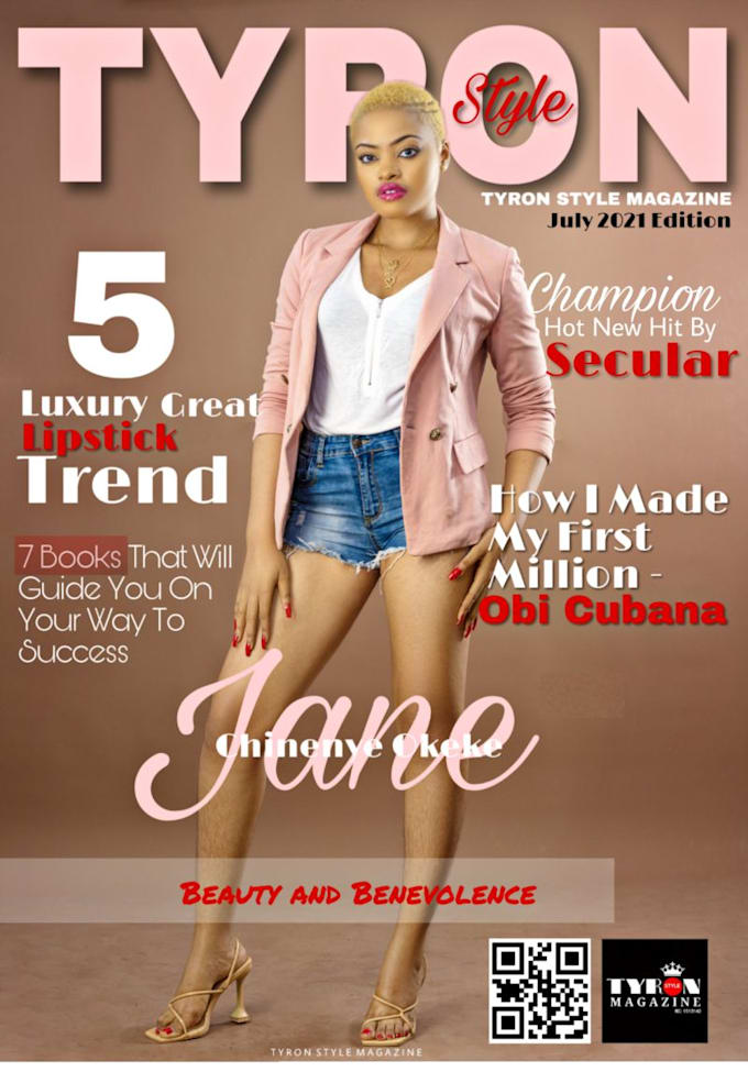 Design a professional magazine cover for your organization by ...