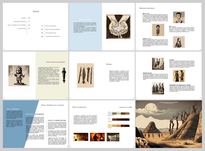 Lay out and illustrate your artistic production file by Chloedestuynder ...