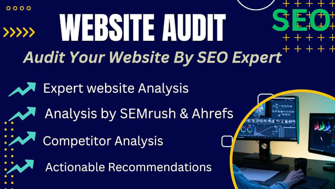 Make an seo website audit analysis report with actionable ...