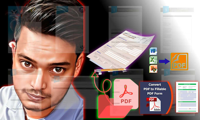 Design fillable pdf forms 1 day convert to fillable pdf form by ...