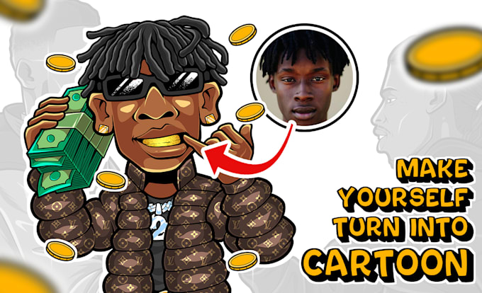 Draw cool cartoon urban character, caricature, and portrait by ...