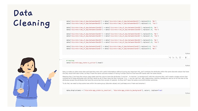 Do data cleaning using python by Maryam_walid | Fiverr