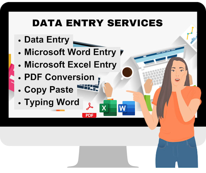 Do data entry work like microsoft word and excel, pdf conversion by Stphnzr | Fiverr