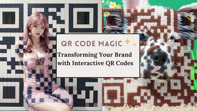 Work magic on your brand with interactive qr codes by Thirdweb | Fiverr