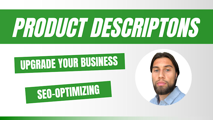 Write appealing and powerful seo product descriptions by Julianversum | Fiverr