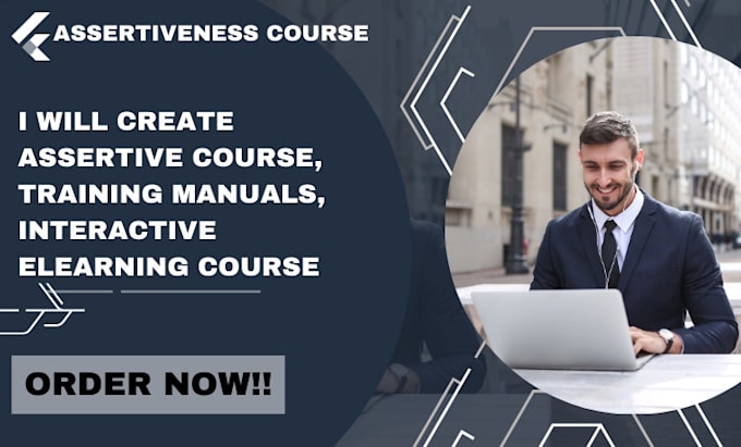 Create assertive course, training manuals, interactive elearning course by Benjaminproz1 | Fiverr