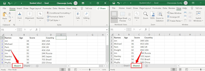 Find differences in two similar excel sheets by Darshan_1111 | Fiverr