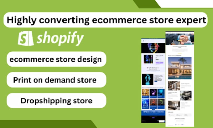 Build shopify store, shopify dropshipping store design, redesign ...