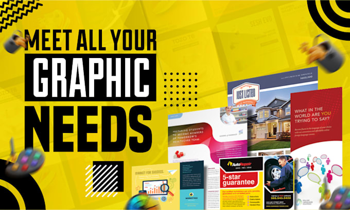 Meet all your graphic design needs by Benhson_media | Fiverr