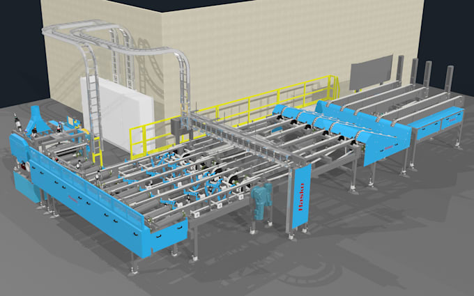 Design industrial machinery, factory layouts and diagrams by Mechatoine ...